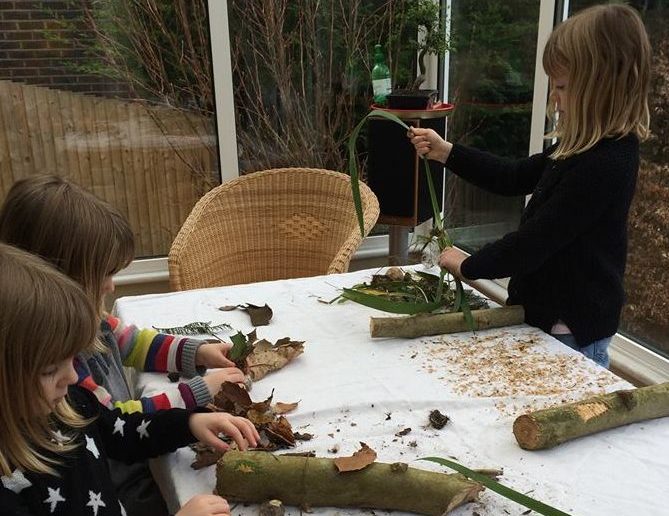 Learning through outdoor crafting - The Parent Social